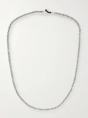 MIKIA Hematite Beaded Necklace