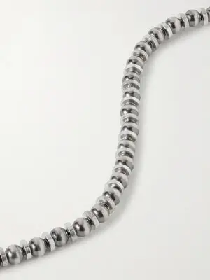MIKIA Hematite Beaded Necklace