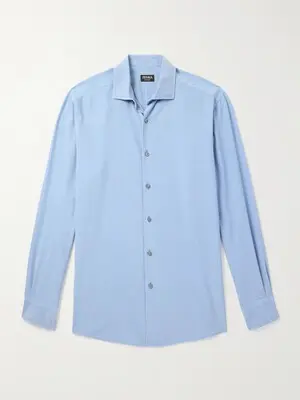 Men's Blue Collar Shirts