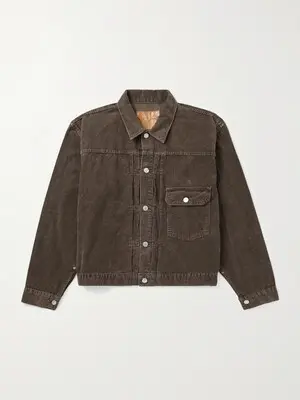 REMI RELIEF Cotton-corduroy Trucker Jacket