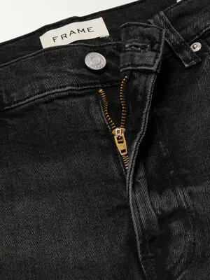FRAME Modern Straight-leg Jeans - Black