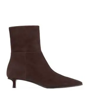 JIMMY CHOO Lory 35 Suede Ankle Boots - Brown