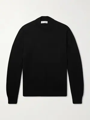 Brunello Cucinelli Cashmere Rollneck Sweater - Black