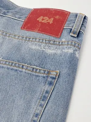424 Straight-leg Distressed Jeans