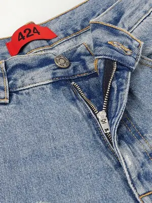 424 Straight-leg Distressed Jeans