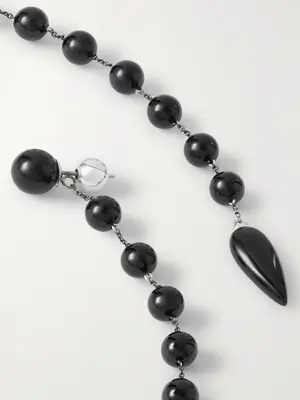 SOPHIE BUHAI Phoenician Silver And Onyx Earrings