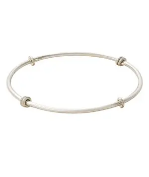 SPINELLI KILCOLLIN Kini Diamond Bangle - Silver