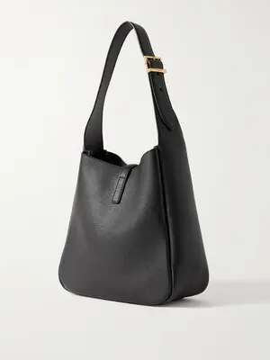 Saint Laurent Le 5 À 7 Leather Shoulder Bag - Black