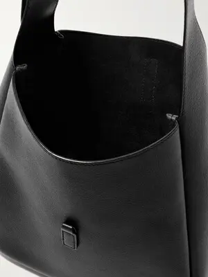 Saint Laurent Le 5 À 7 Leather Shoulder Bag - Black