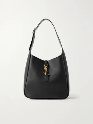 Saint Laurent Le 5 À 7 Leather Shoulder Bag - Black