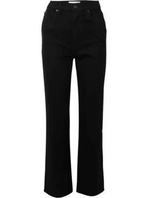 SLVRLAKE London High-rise Straight-leg Jeans - Black