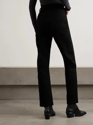 SLVRLAKE London High-rise Straight-leg Jeans - Black