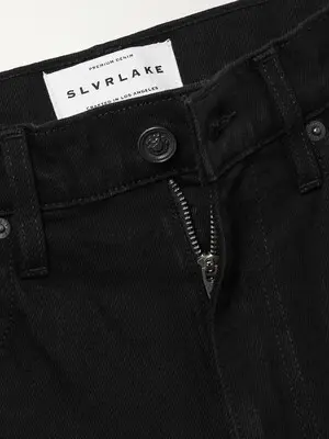SLVRLAKE London High-rise Straight-leg Jeans - Black