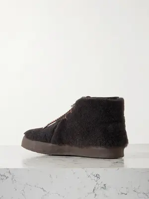 Le Monde Beryl Desert Shearling Ankle Boots