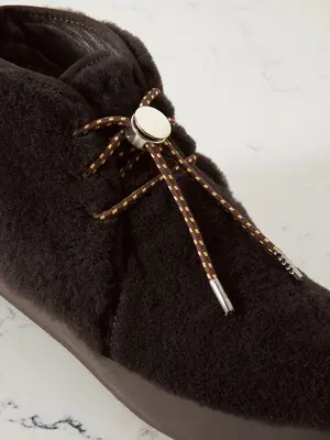 Le Monde Beryl Desert Shearling Ankle Boots
