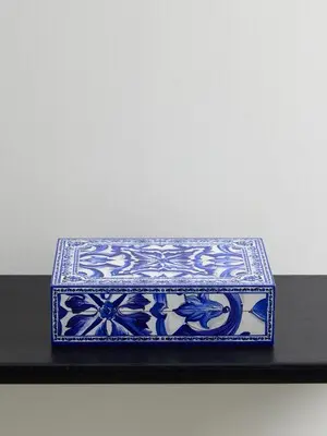 Dolce & Gabbana Printed Plexiglass Box - Blue