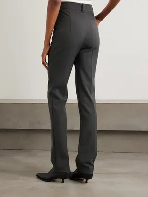 Calvin Klein Lucia Wool Slim-leg Pants - Gray