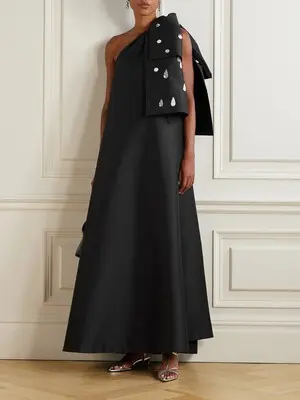 Bernadette Winnie One-shoulder Taffeta Gown