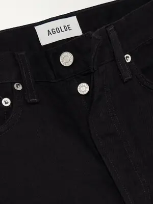 AGOLDE Luna High-rise Barrel-leg Jeans - Black