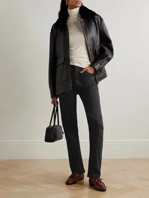 AGOLDE 90s Pinch Waist High-rise Straight-leg Jeans - Black