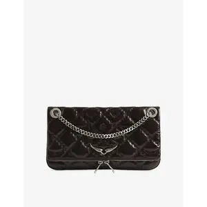 Zadig&Voltaire Rock Ii Vintage Patent-leather Clutch