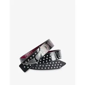 Zadig&Voltaire Reversible Leather Belt - Black