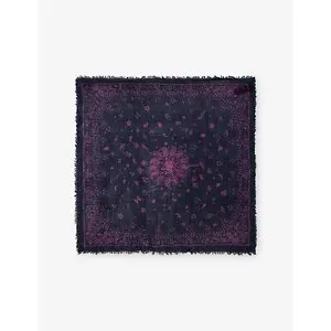 Zadig&Voltaire Nuage Cashmere Bandana Scarf - Marine