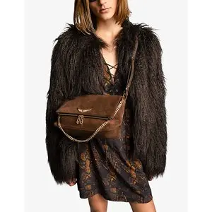 Zadig&Voltaire Rocky Ii Suede Cross-body Bag - Wood