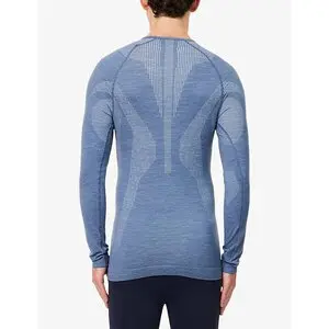 Falke Tech Long Sleeve Stretch-wool Blend Top