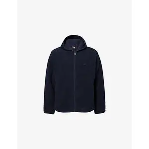 New Era Logo-embroidered Hooded Sherpa Jacket