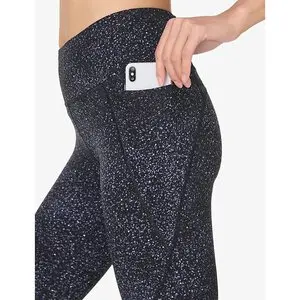 Sweaty Betty Power Reflective Gym Leggings - Black Reflective