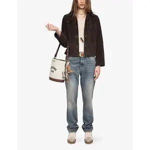 Zadig&Voltaire Lessa Suede Jacket - Dark Chocolate