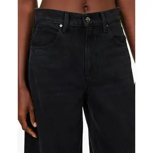 Paige Cameron 34" Wide-leg High-rise Jeans - Boho Black