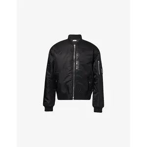 BELIER Padded Long-sleeve Nylon Bomber Jacket