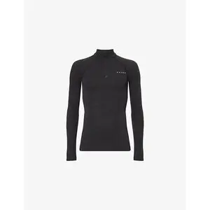 Falke Tech Quarter-zip Stretch-wool Blend Top