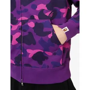 A BATHING APE Camouflage-print Cotton Hoody
