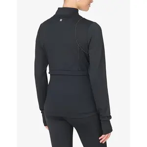 Sweaty Betty Therma Half-zip Midlayer Top - Black