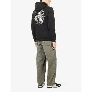 LES DEUX Ben Globe Cotton-jersey Hoody