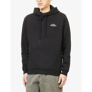 LES DEUX Ben Globe Cotton-jersey Hoody
