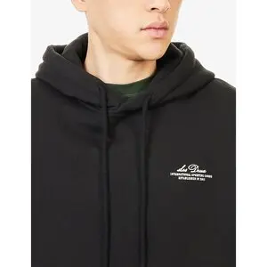 LES DEUX Ben Globe Cotton-jersey Hoody