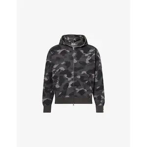 A BATHING APE Camouflage-print Cotton Hoody