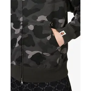 A BATHING APE Camouflage-print Cotton Hoody