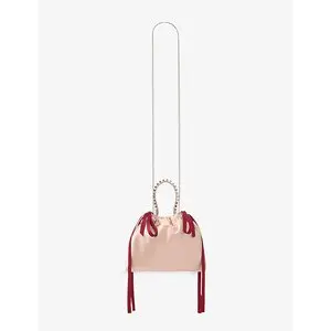 JIMMY CHOO Drawstring Mini Top Handle Shoulder Bag