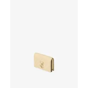 JIMMY CHOO Curve Nello Quilted Leather Cardholder