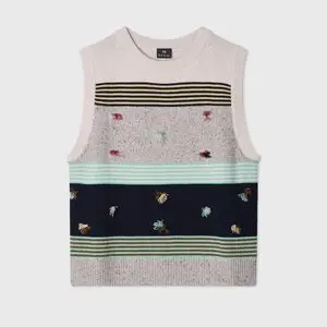 Paul Smith Block Stripe Knitted Tank Top