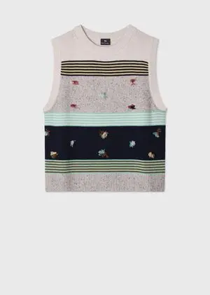 Paul Smith Block Stripe Knitted Tank Top