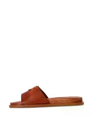 KOTRIS SANDALS Leather Flat Sandals
