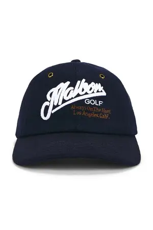 MALBON Maxwell Snapback Hat - Navy