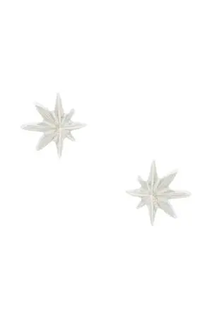 MAPLE Hempstar Sterling Silver Earrings - Silver 925
