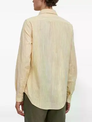 SAMSOE SAMSOE Striped-pattern Chest-pocket Shirt